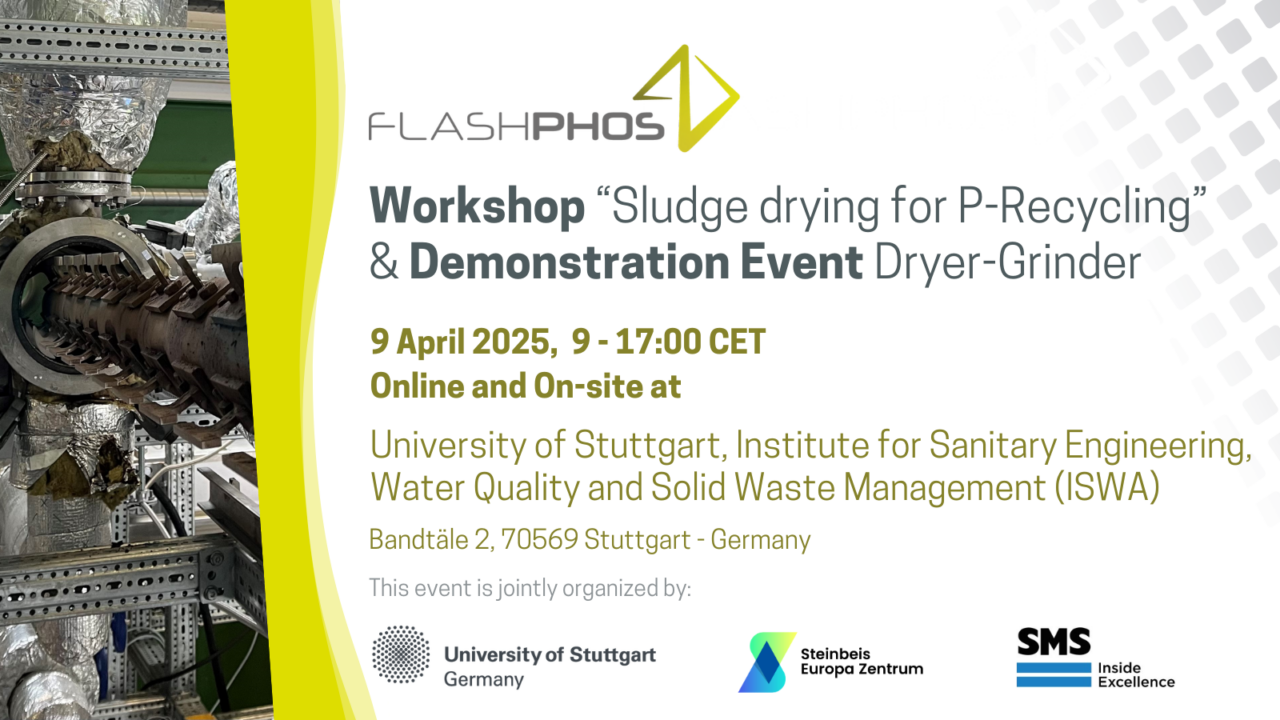 FlashPhos Workshop "Sludge Dyring for P-Recycling" & Demonstration ...